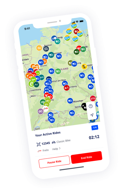 Frelo | Bike-Sharing in Freiburg - Frelo Freiburg